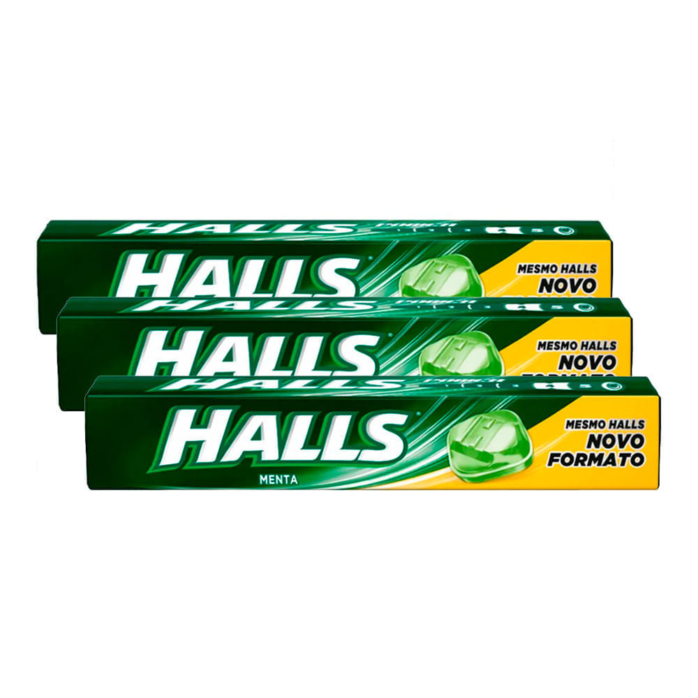 Bala Halls Menta 28g | Kit com… | Inter Shop